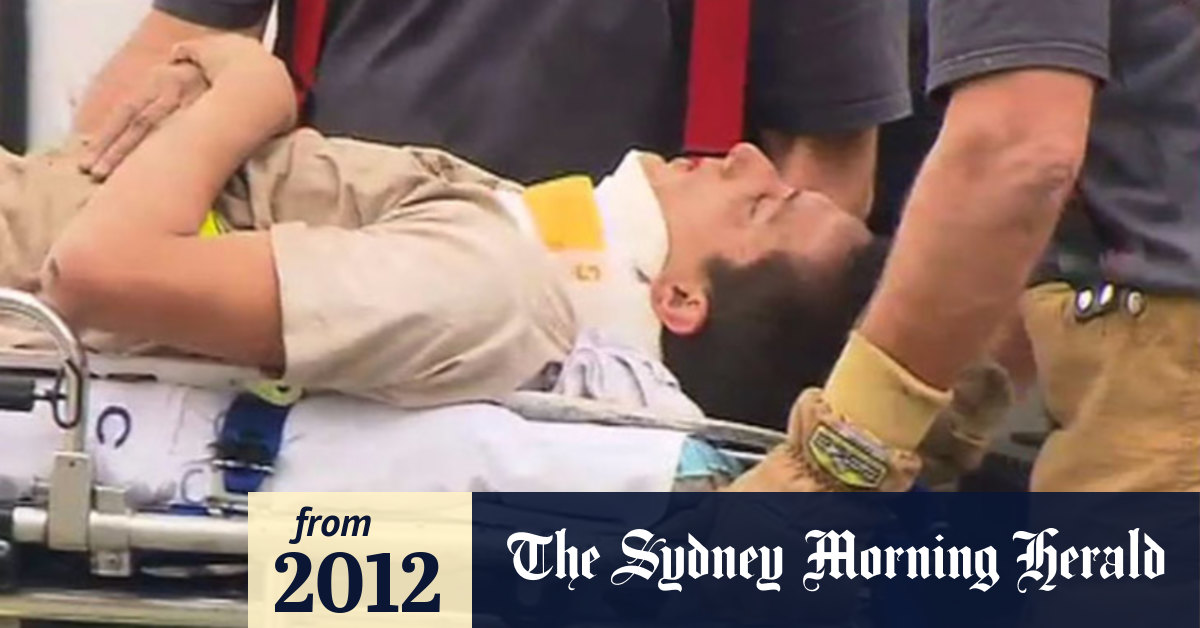 Video: Man trapped under house