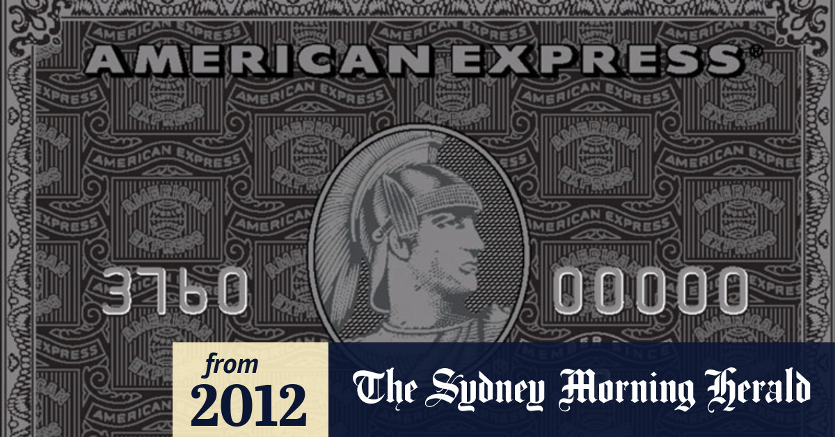 Video: Amex's exclusive titanium 'black card'