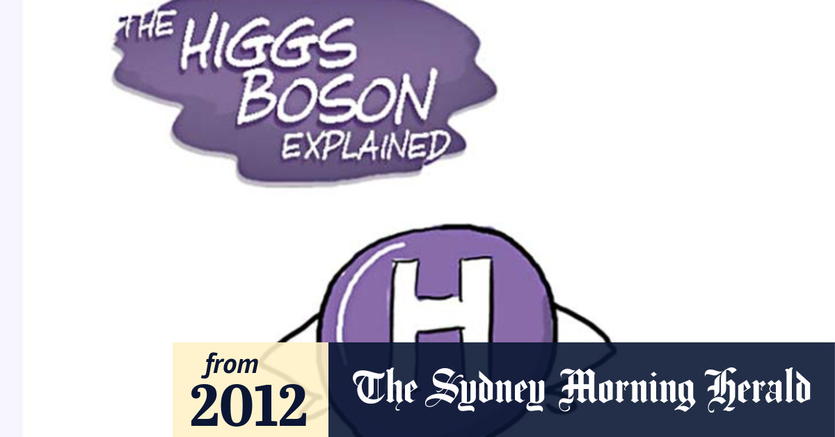 Video: Higgs boson explained by cartoon