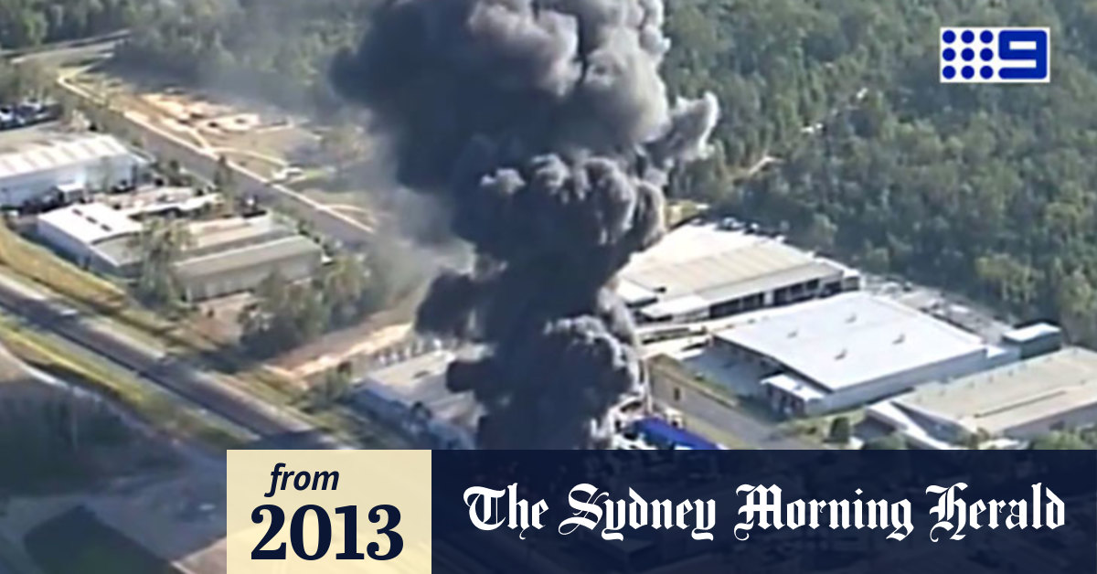 Video: Factory blaze an 'enormous fire'