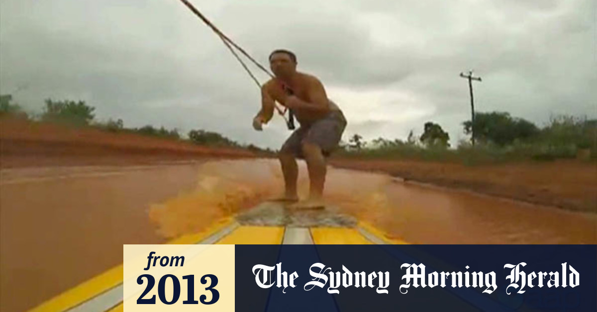 Video: Cyclone Rusty's desert playground