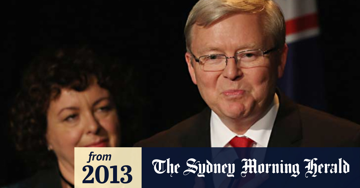 Video: Rudd's concession speech in full