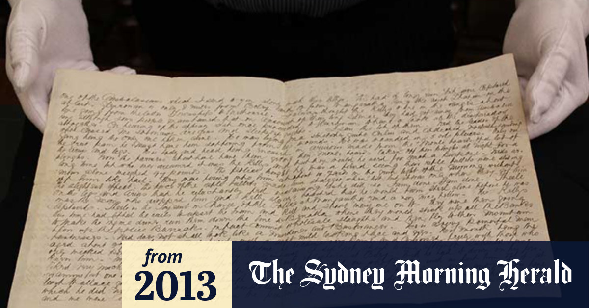 Video: Historian's wowed by new Ned Kelly letters