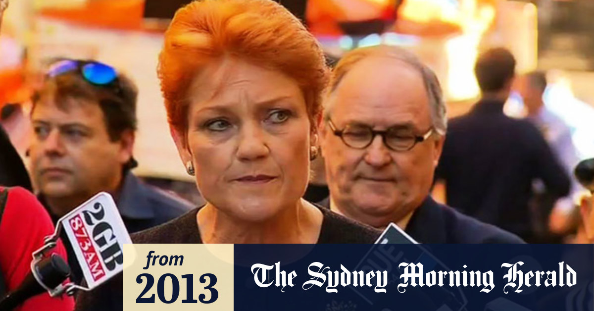 Video: Hanson back in the firing line