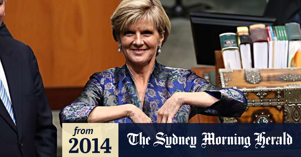 Video: Julie Bishop's secret sign language