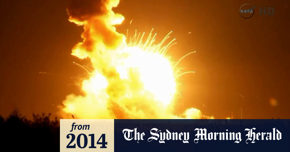 Video: Antares rocket explodes during launch