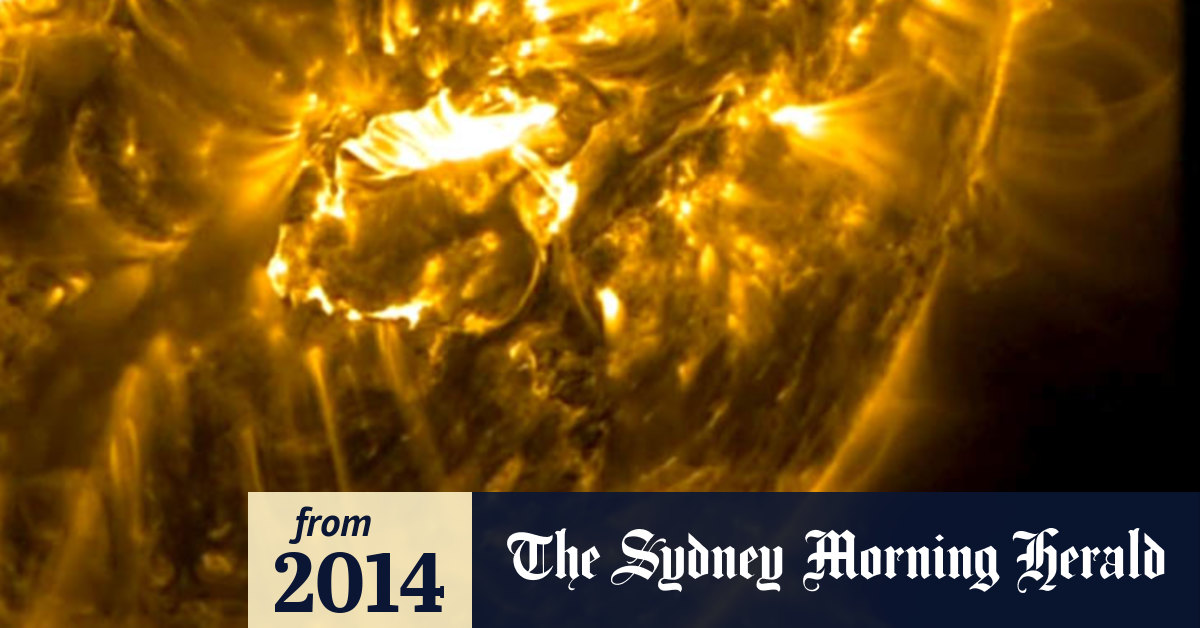 Video: NASA cameras capture solar flare