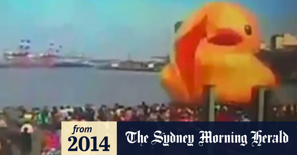Video: Rubber duck explosion caught on camera