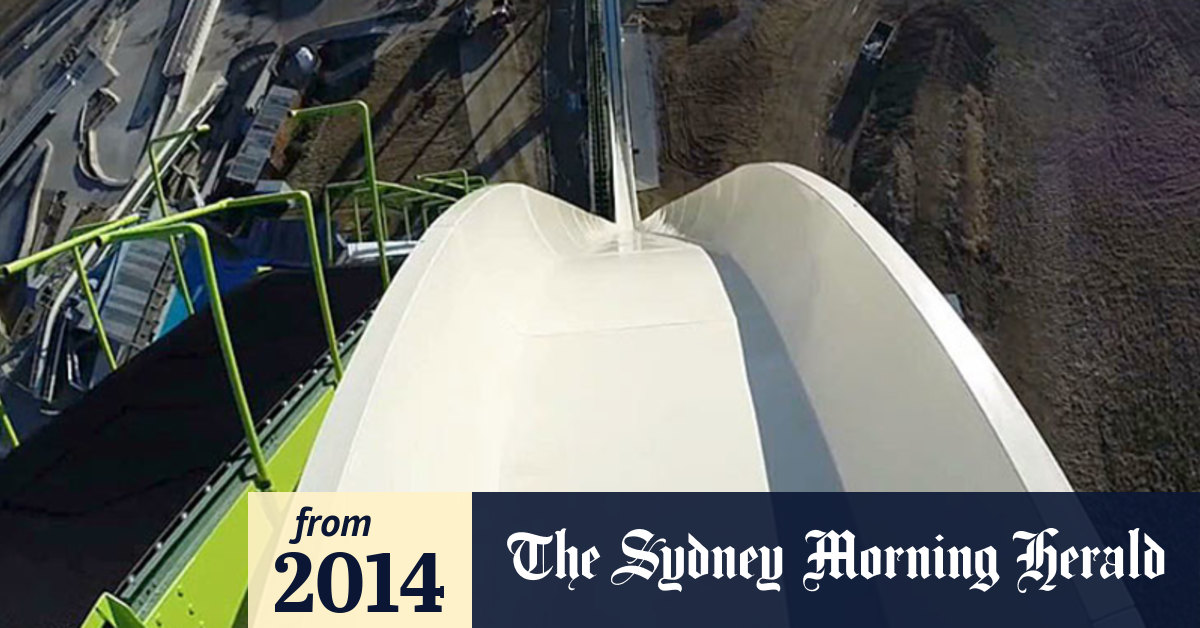 Video: World's tallest water slide opening delayed