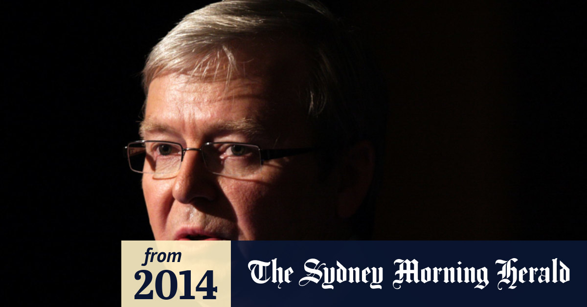 Kevin Rudd rewrites history with heroic flourishes