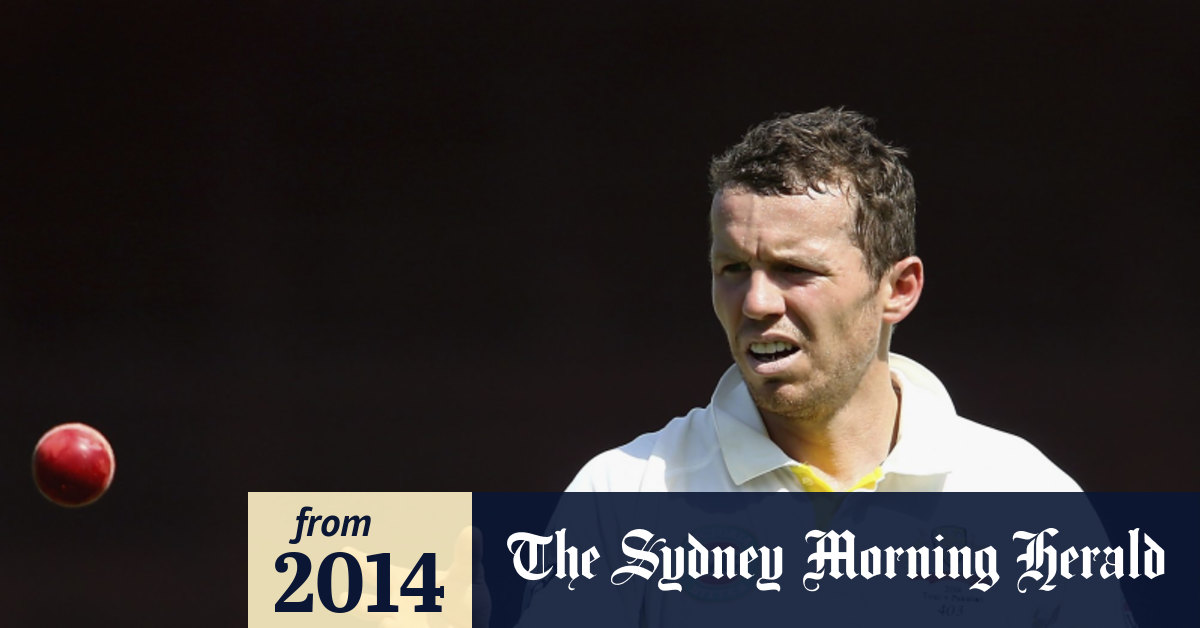 Peter Siddle packs on kilos in attempt to regain speed and Test spot