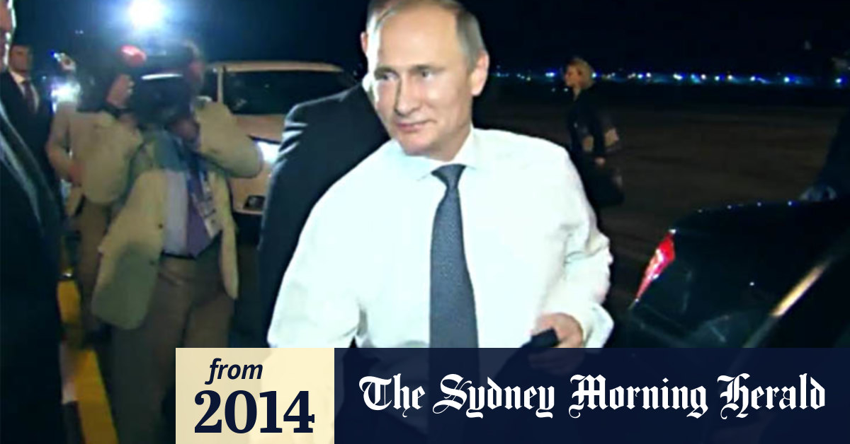 Video: Putin arrives for G20