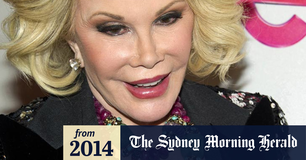 The 26 best Joan Rivers quotes