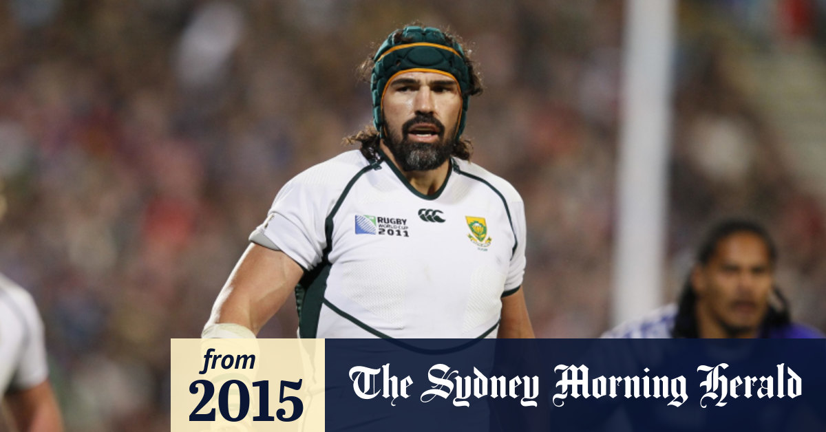 Rugby World Cup 2015: Veteran Springbok Victor Matfield signs for ...