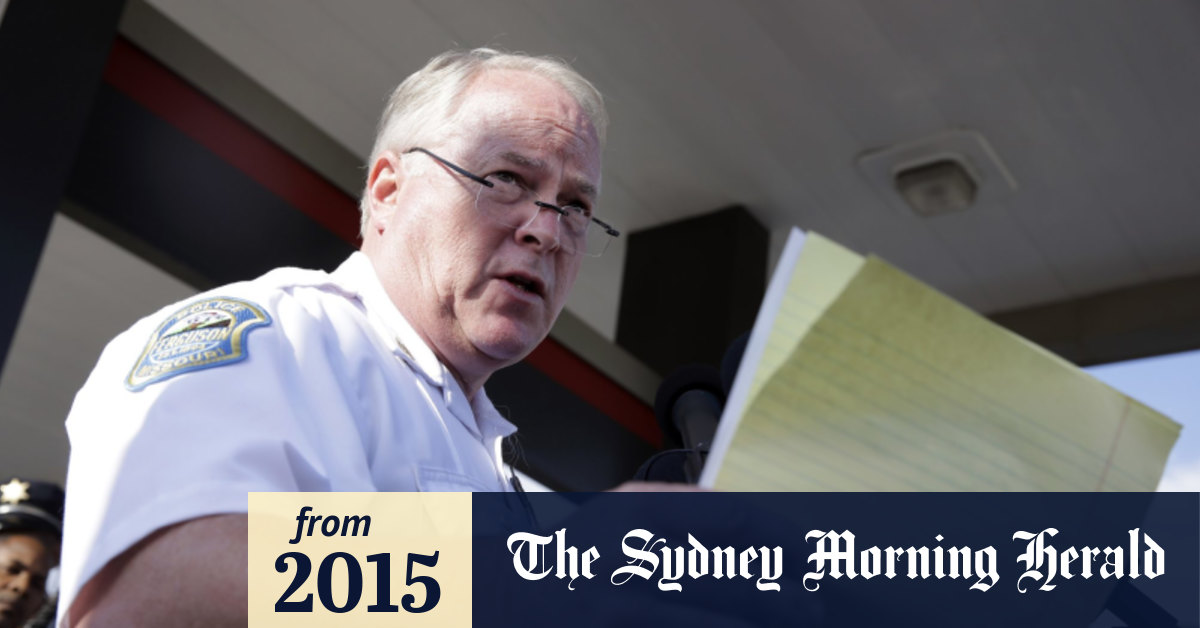 Ferguson police chief Thomas Jackson quits