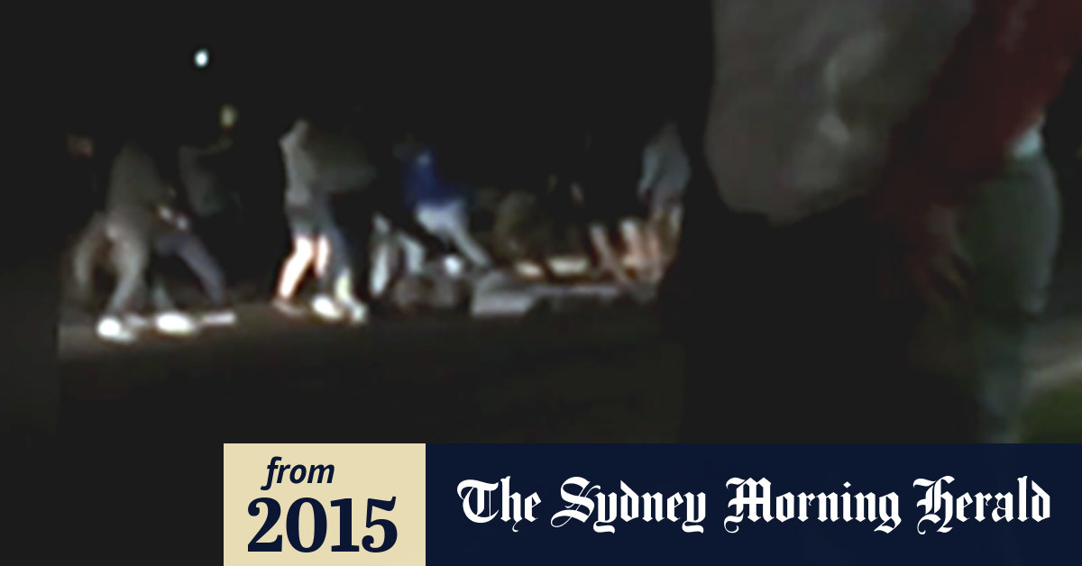 Video: Witness films group bashing in Sydney's west