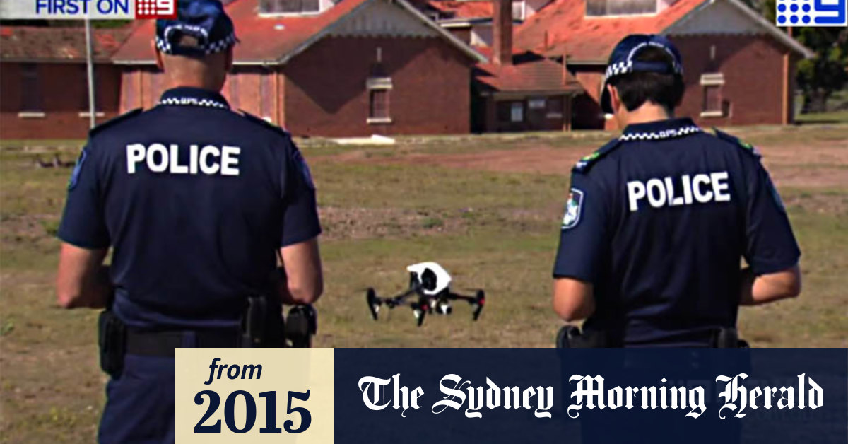 Video: Police drones provide eye in the sky