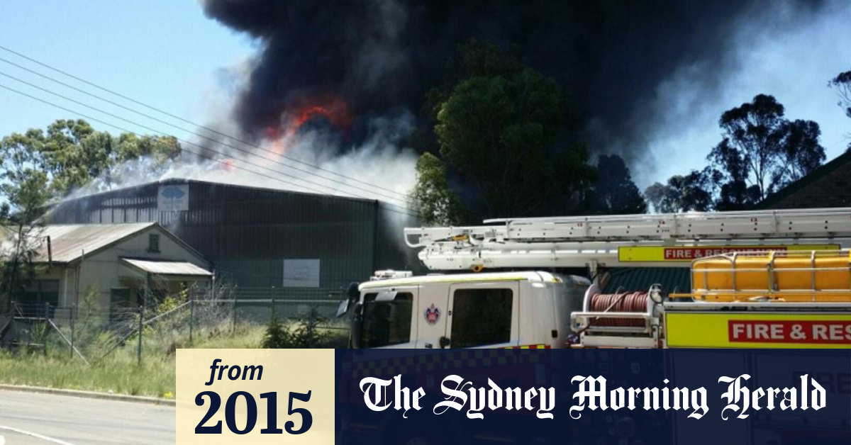 Large factory fire erupts in St Marys