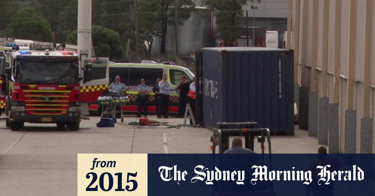 Video: Two dead in shipping container accident