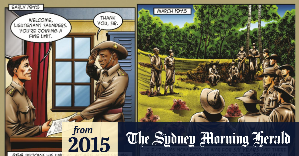Reg Saunders immortalised in comic, An Indigenous War Hero