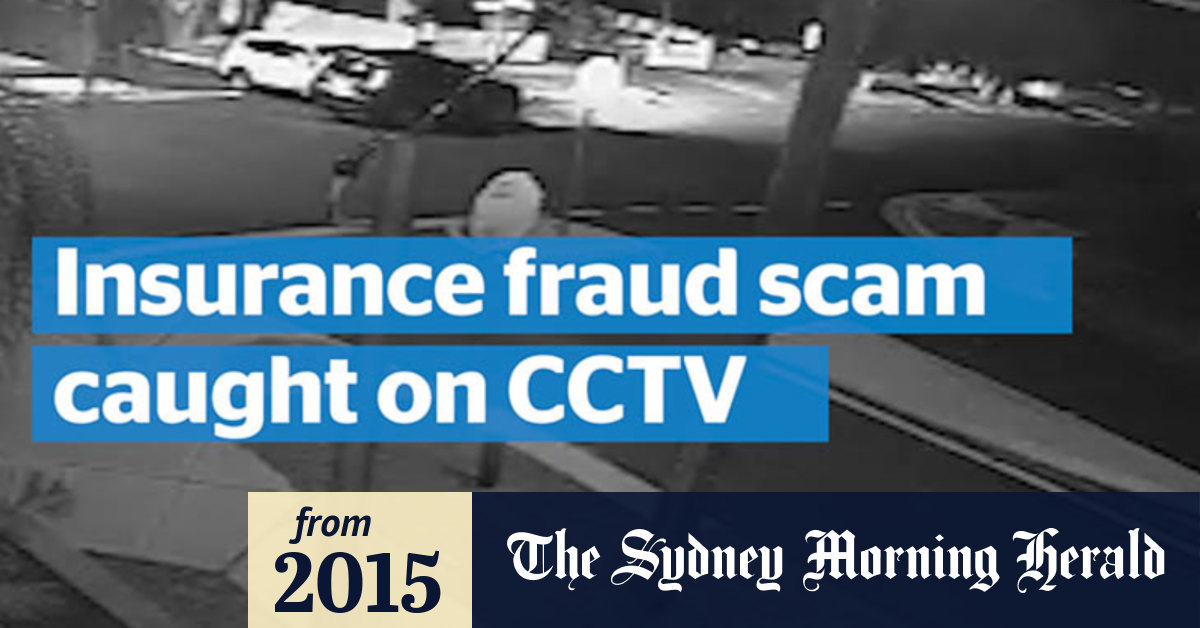 Video: Insurance fraud scam caught on CCTV