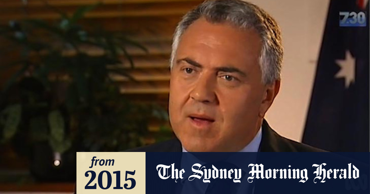 Video: Joe Hockey 'not a quitter'