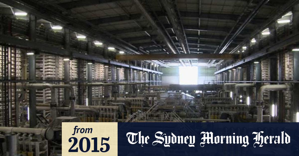 Video: Inside the desal plant