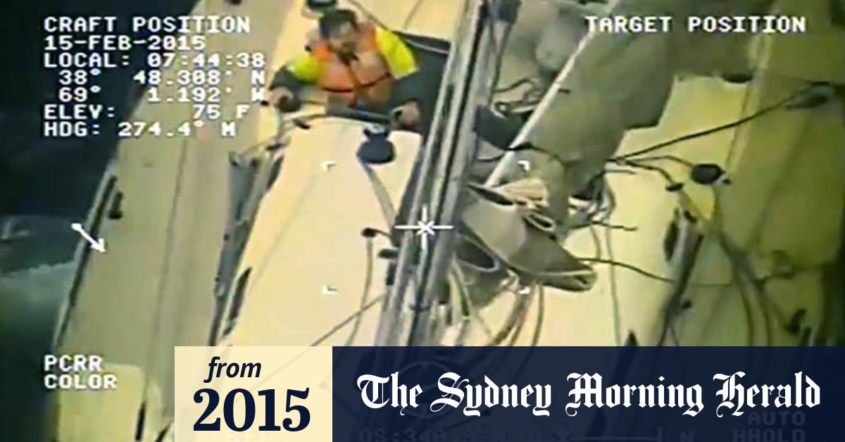 Video: Australian sailors rescued off US coast