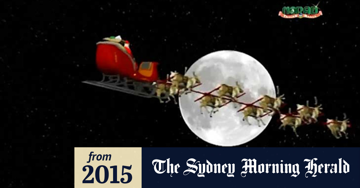 Video: Tracking Santa's trip around the world