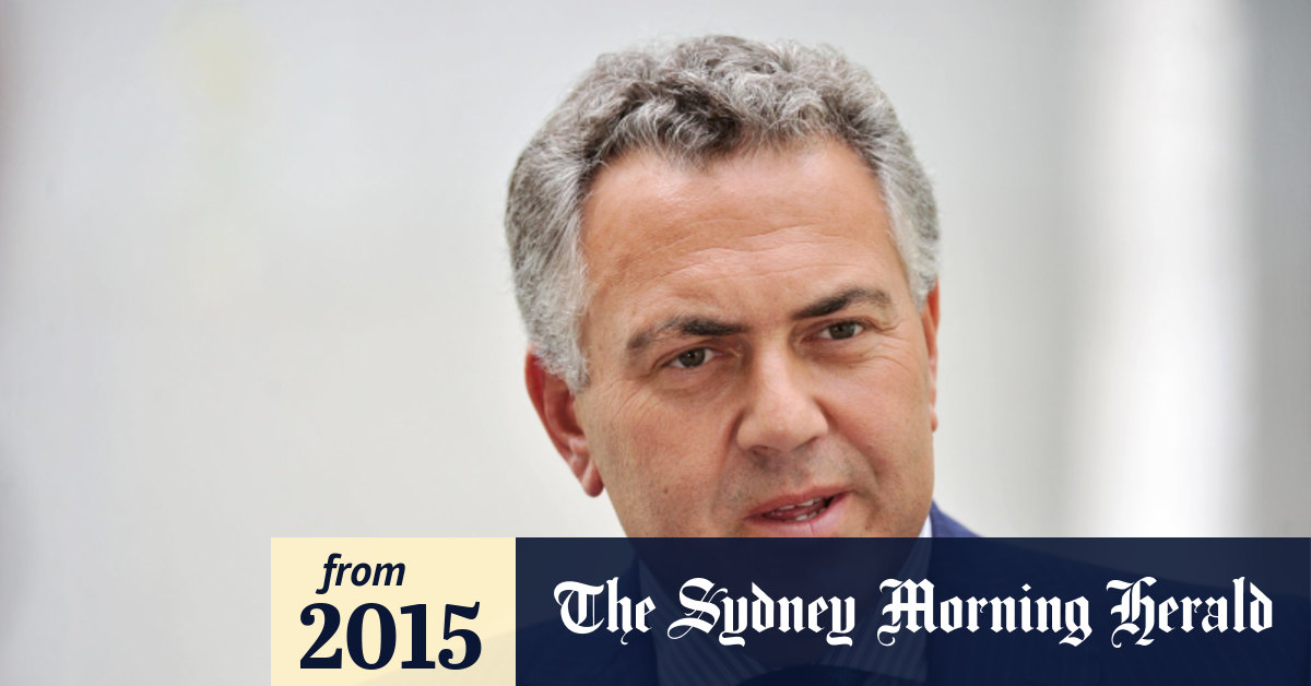 'No show Joe' lashed for missing key budget razor gang meeting