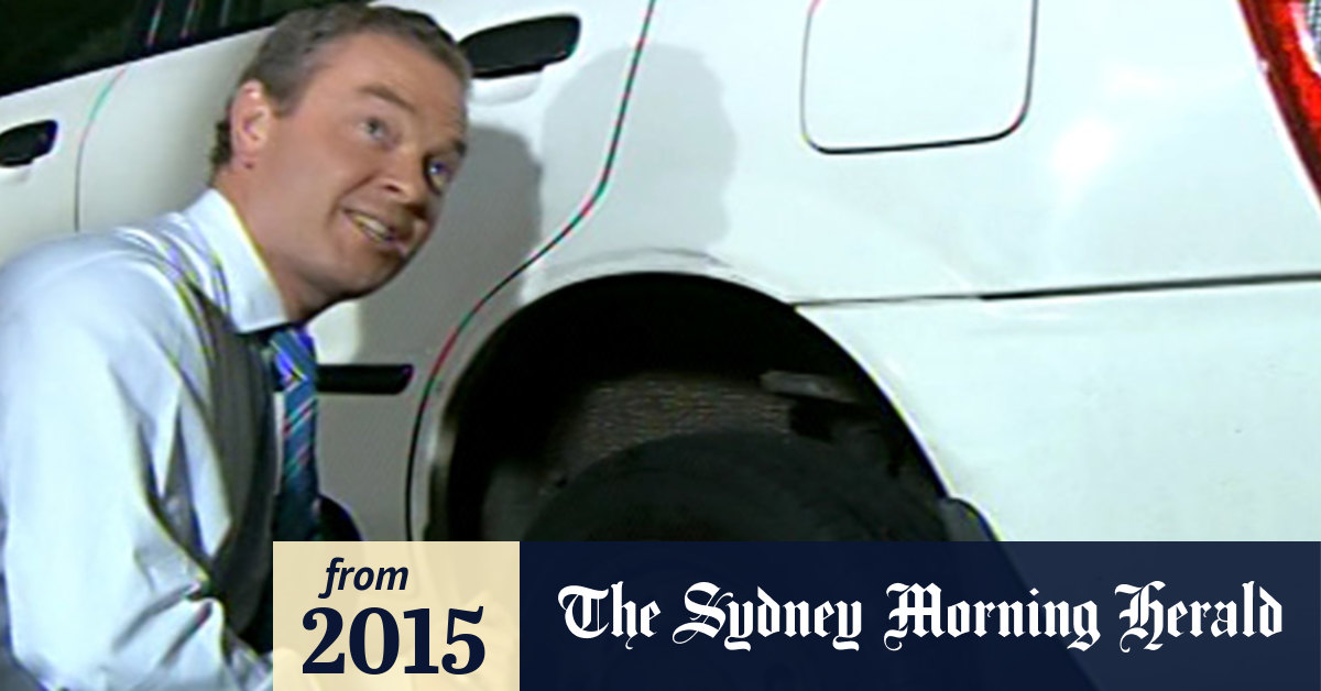 Video: Christopher Pyne plays 'Mr Fix-It' on live TV