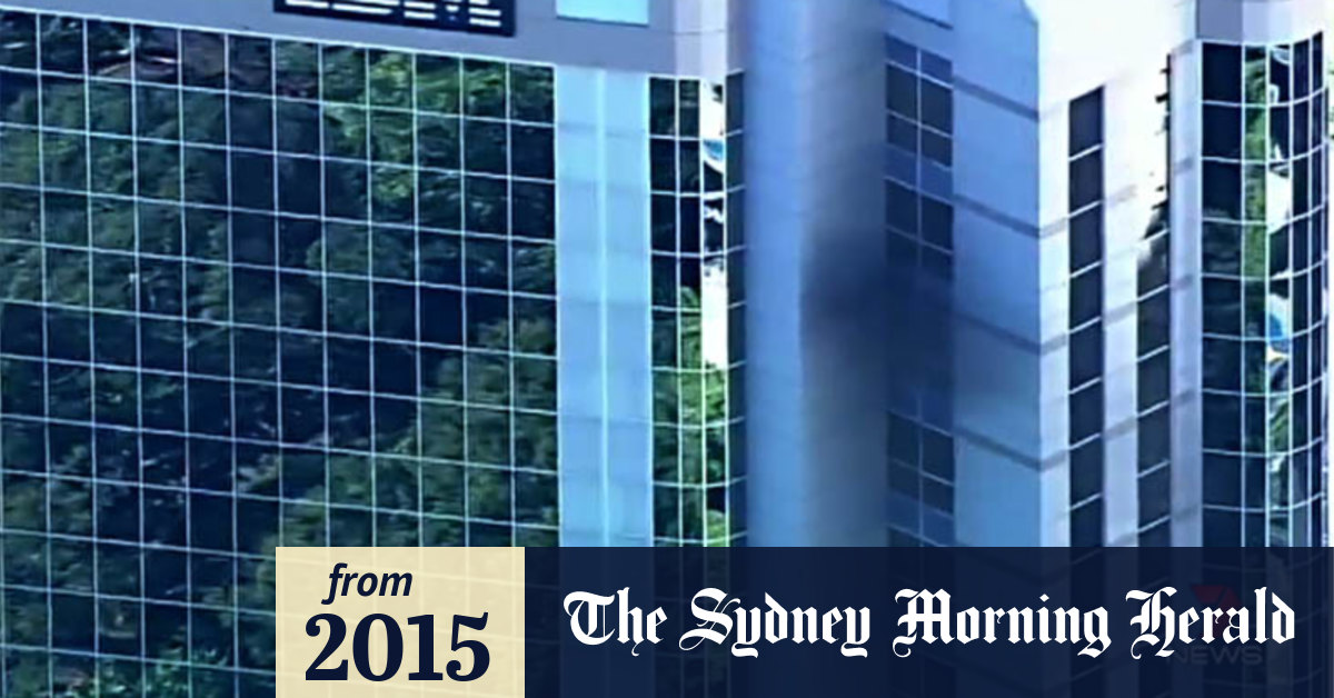 Video: Fire in Brisbane IBM building