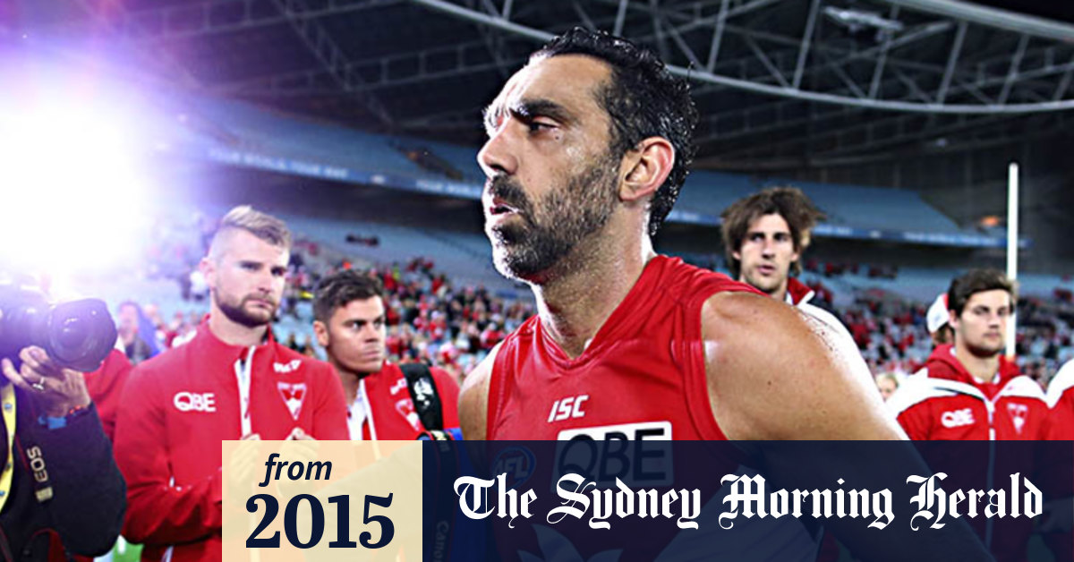 Video: Adam Goodes announces retirement