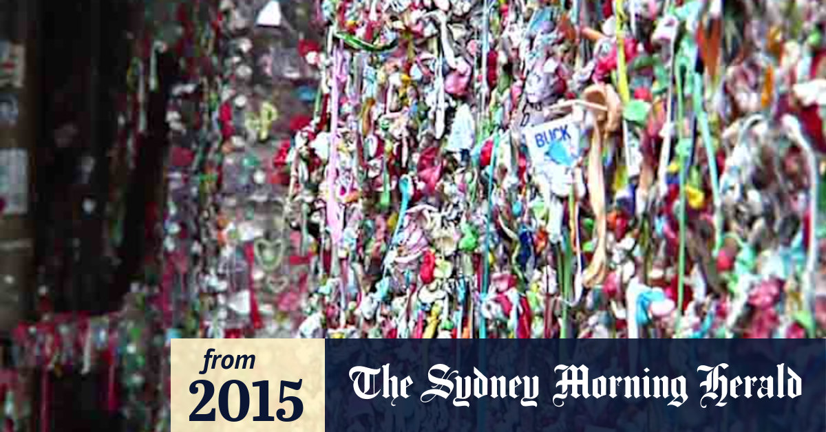 Video: Seattle 'gum wall' to be cleaned after 20 years