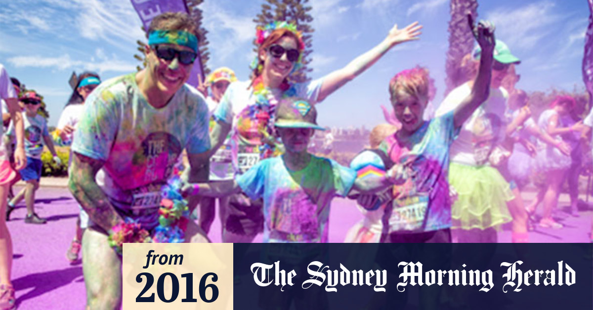Video: Perth Color Run highlights
