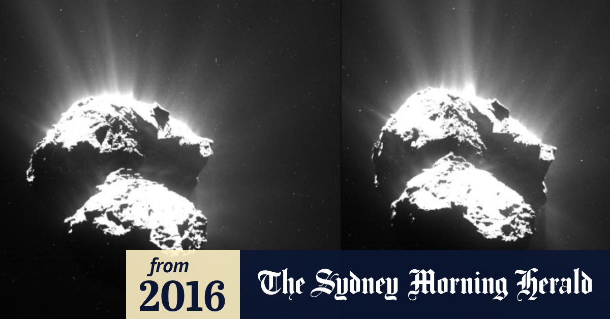 Space probe captures haunting photos of Comet 67P