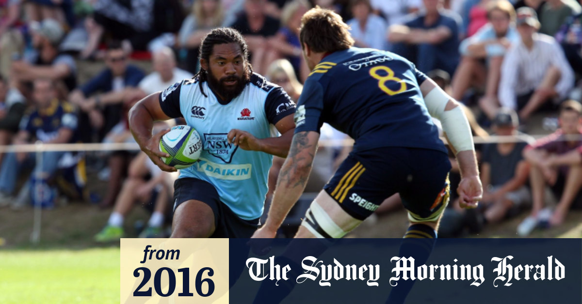 Super Rugby 2016: NSW Waratahs go down to Highlanders in trial