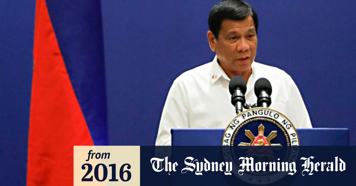Video: Duterte: 'long live Trump!'