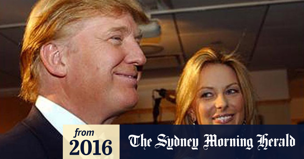 Video: Trump embarrasses, kisses Jennifer Hawkins