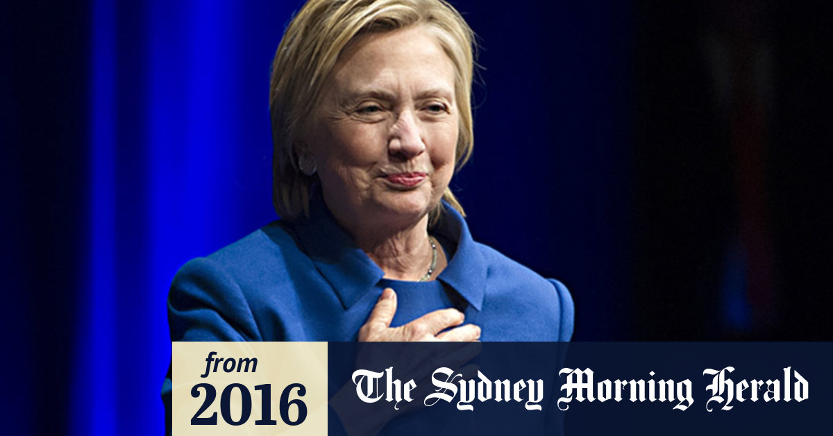 Video: Clinton admits disappointment at election loss