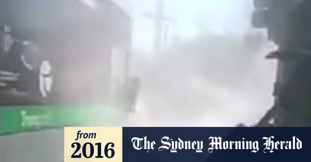 Video: Transperth bus crash crashes into car and wall in Freo