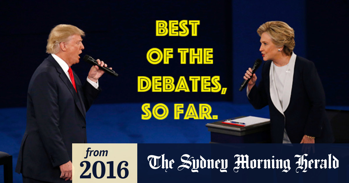 Video: Best of the US presidential debates