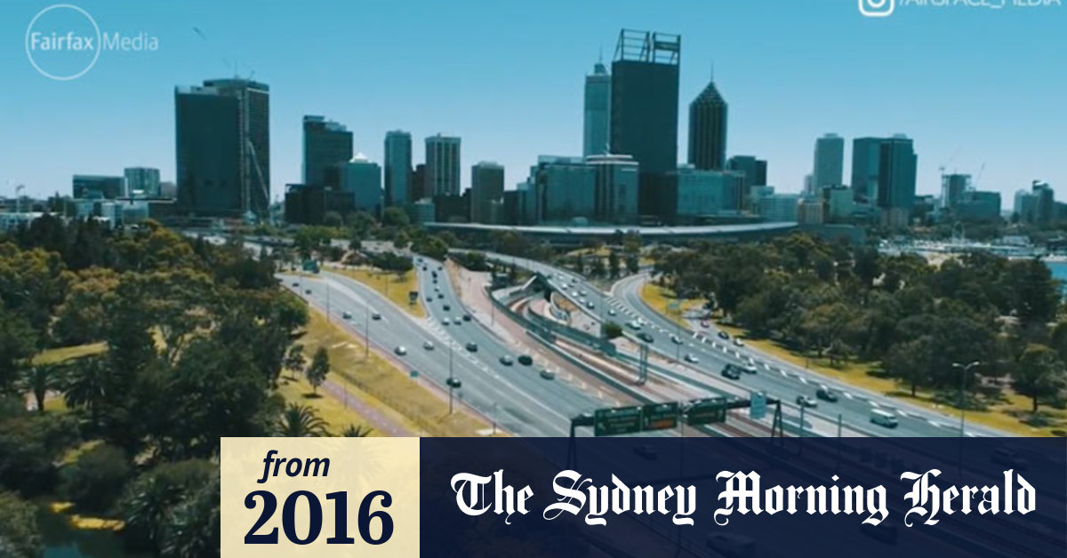 Video: Summer in Perth: Drone captures city and Swan River