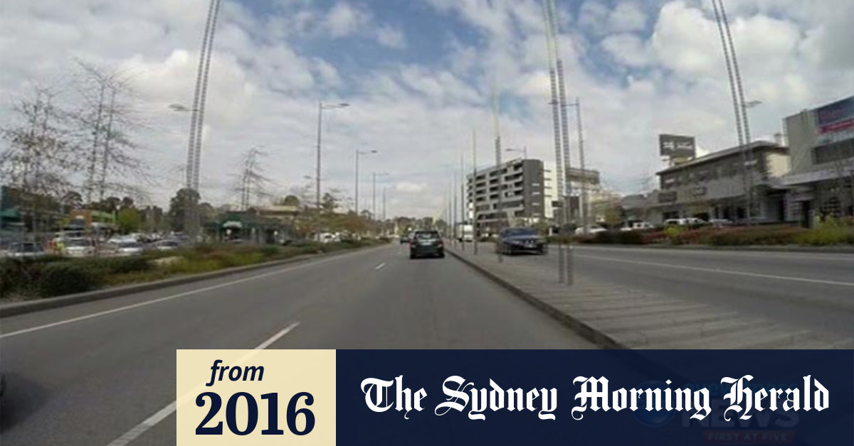 Video: Australia's most dangerous road in Melbourne