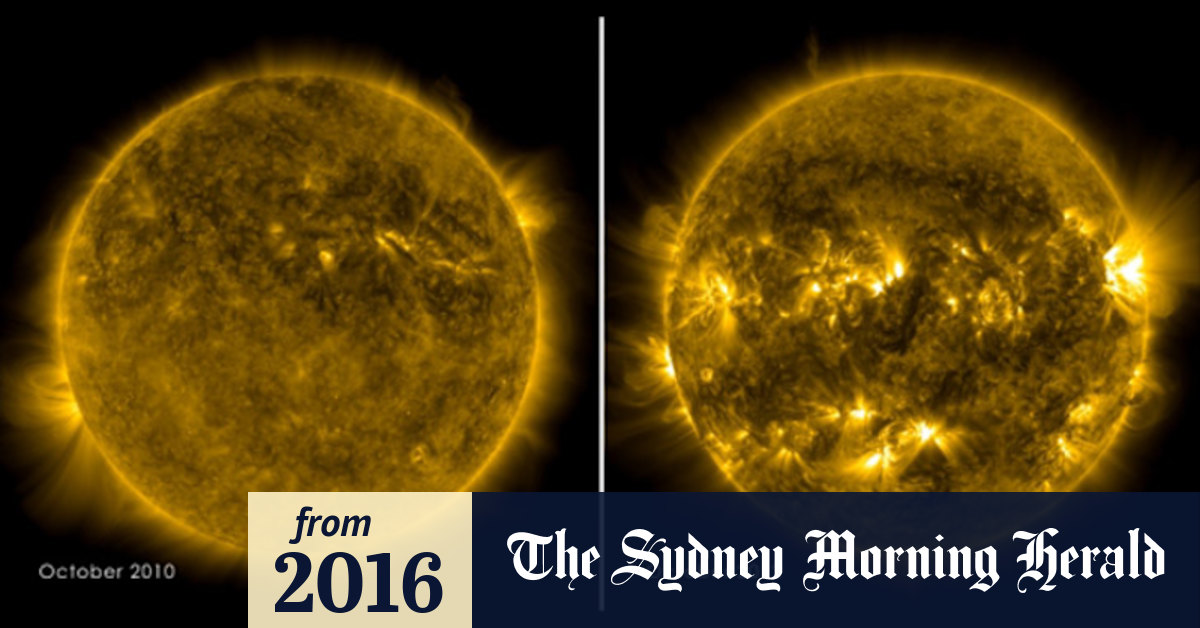 Video: What an active Sun looks like