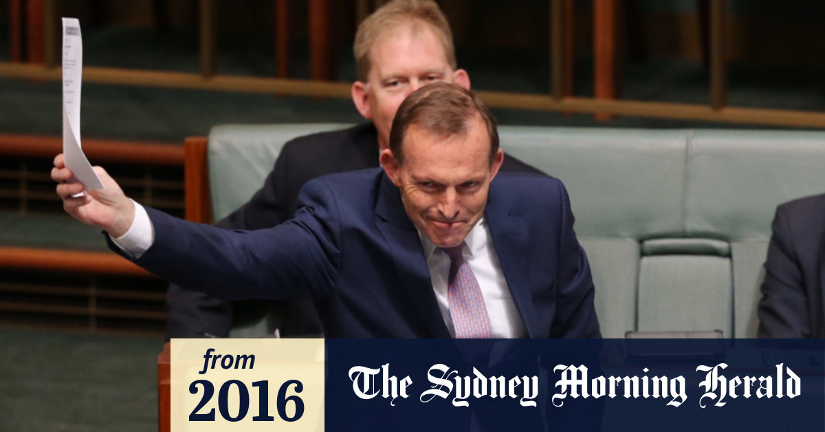 Tony Abbott now says he supports repealing 18C. Again