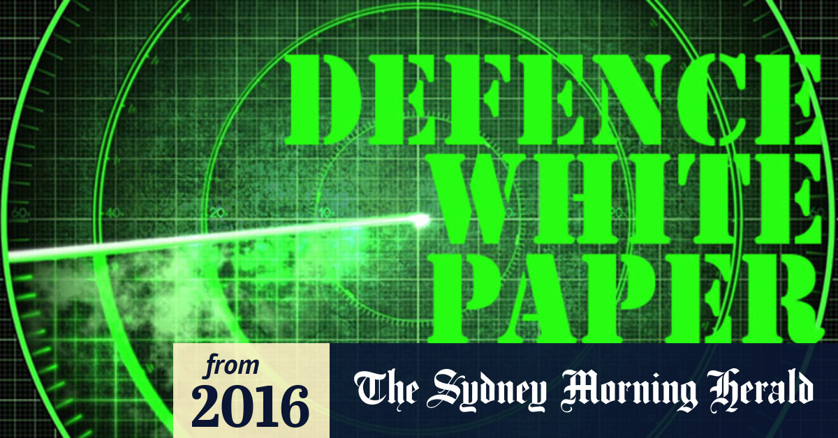 Video: Defence white paper's new priorities
