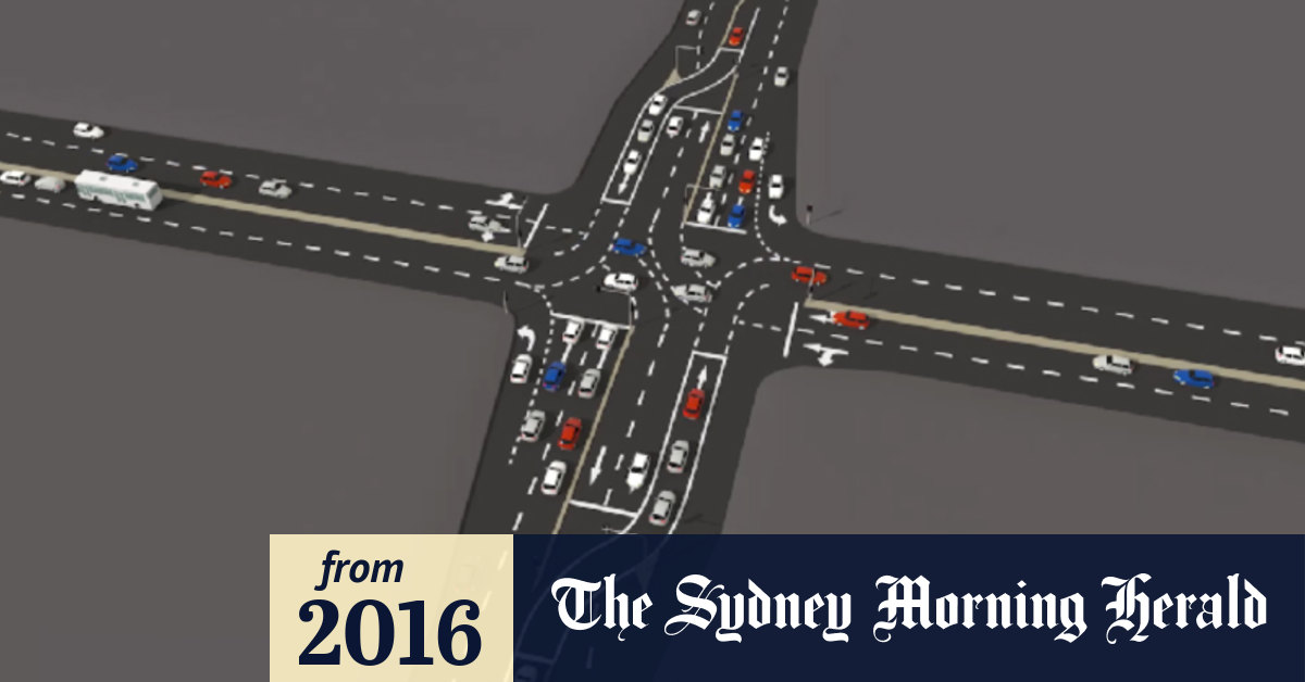 Video: Animation: How continuous flow intersections work