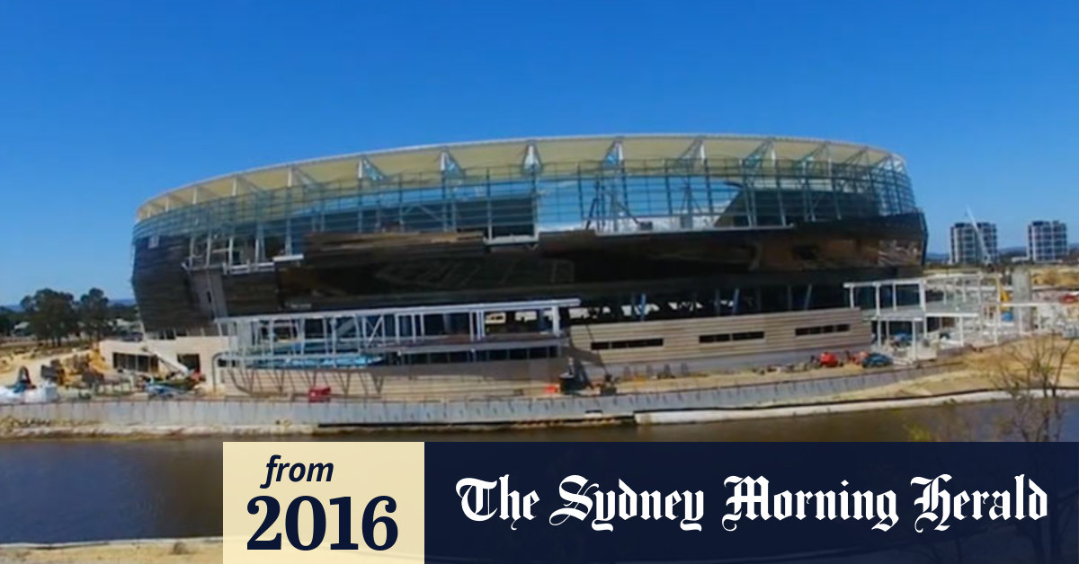 Video: Perth Stadium by drone