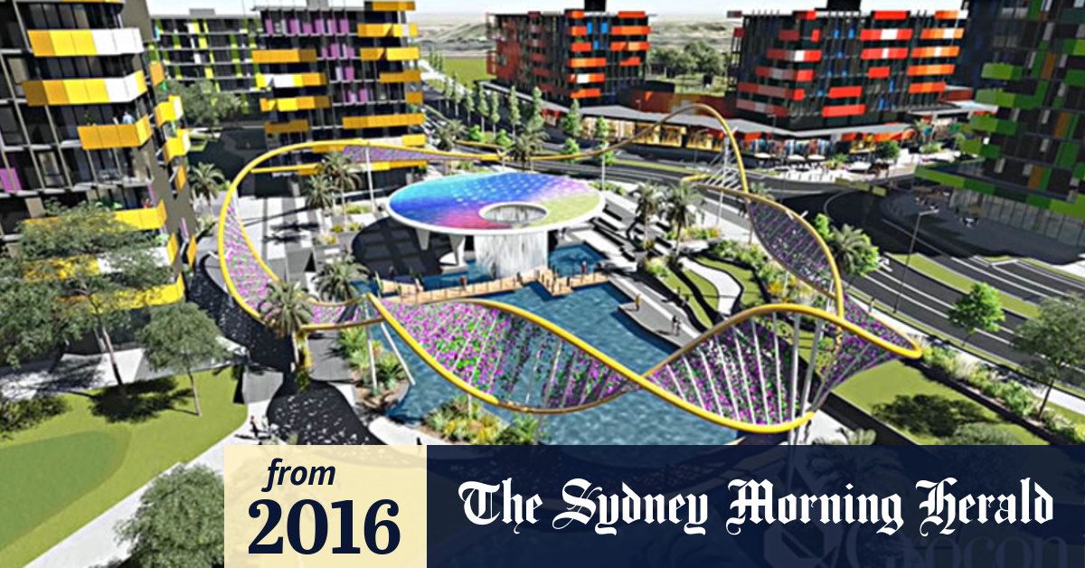 Video: Games village taking shape